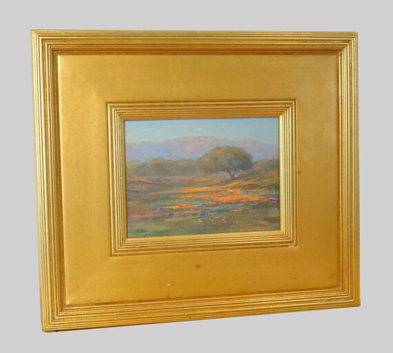 William Ballantine Dorsey Oil on Canvas Painting Flower Fields | Etsy