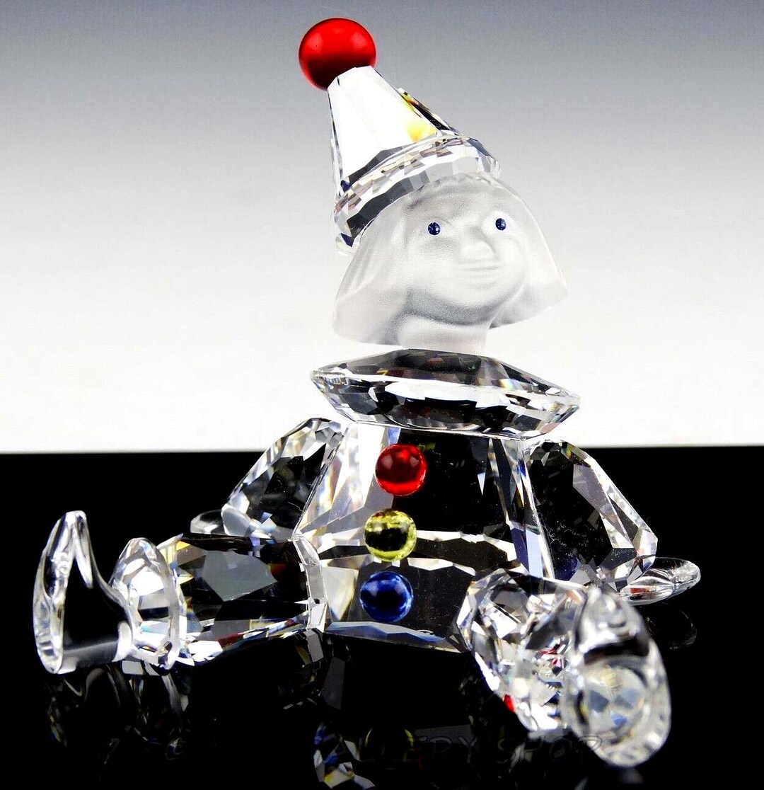 Swarovski Austrian Crystal Figurine #217207 PUPPET CLOWN JESTER Mint - Etsy