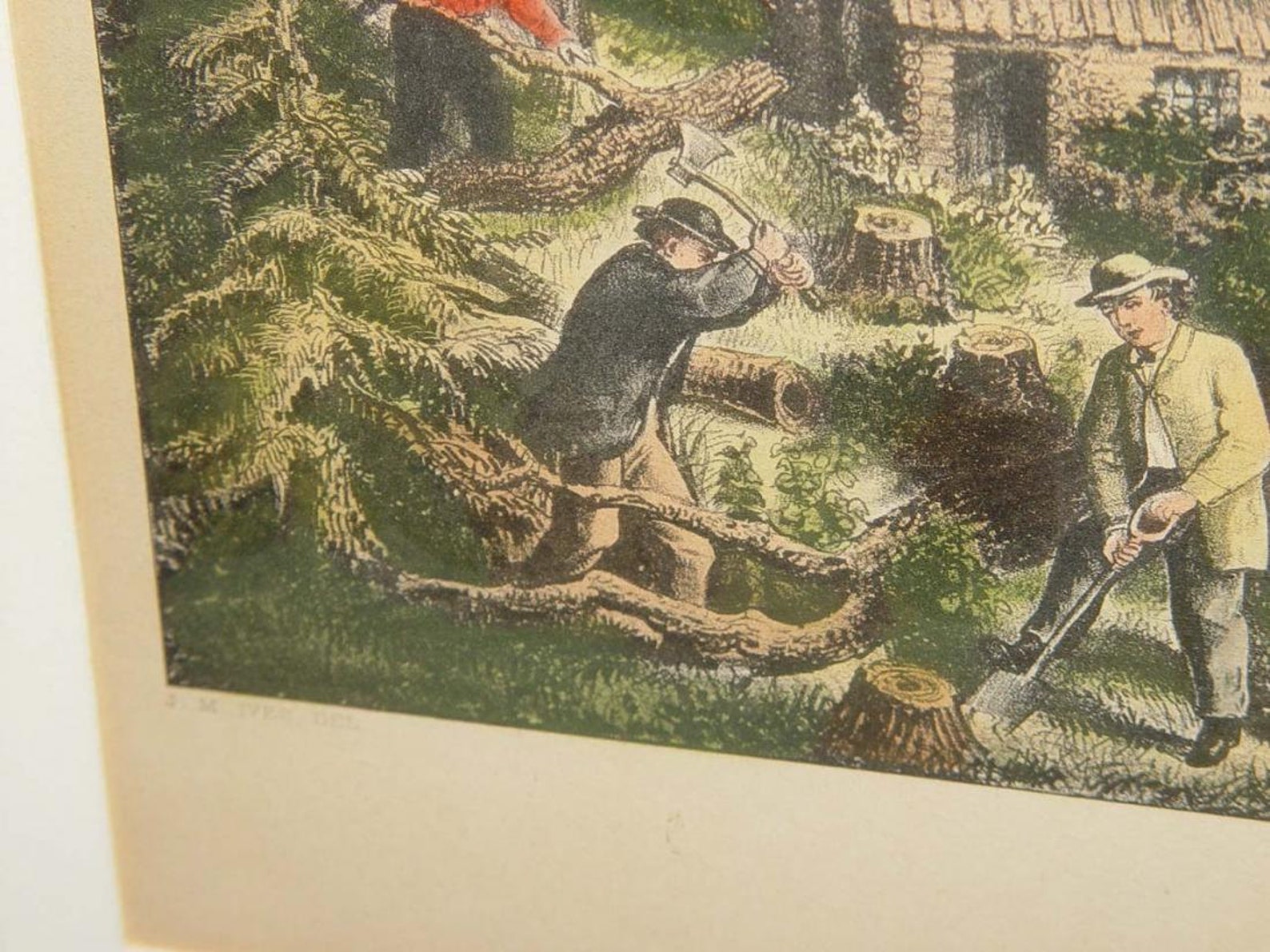 19th Century Across the Continent by Currier Ives Railroad Lithograph ...