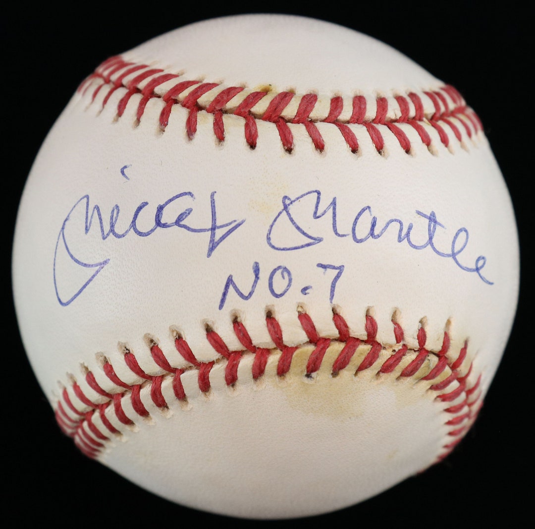 Mickey Mantle Signed Baseball PSA Certified Authentic Mickey Mantle NO ...