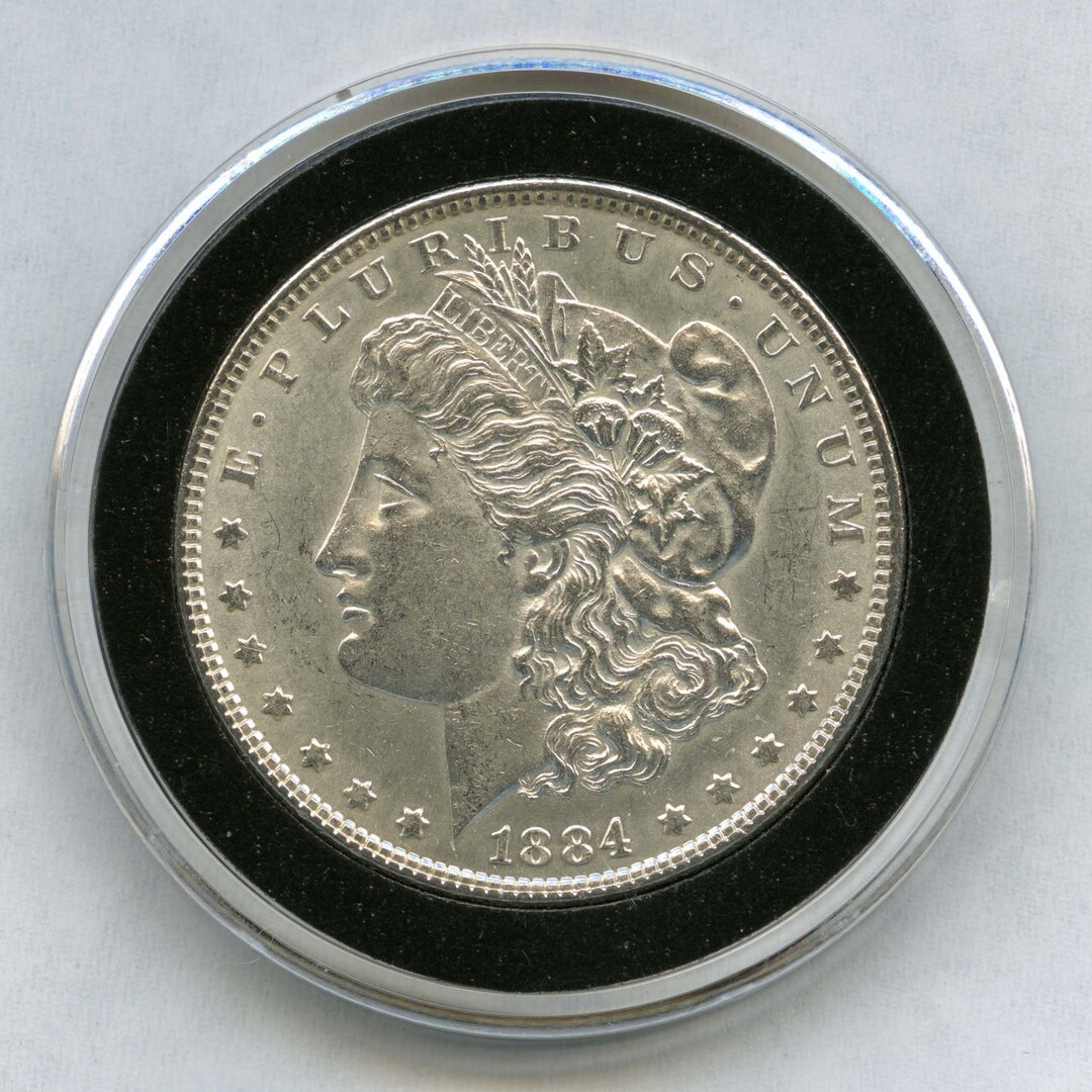 1884 Morgan Silver Dollar United States Mint MS63 90 Percent - Etsy