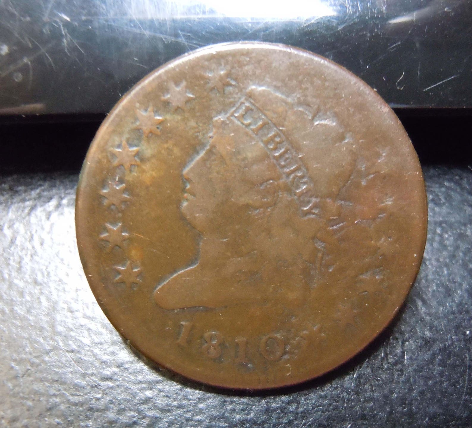 1810 Large Cent Classic Liberty Head Copper Penny US Mint in VG8 ...