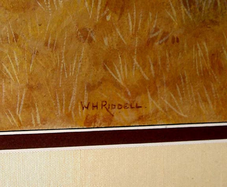 William Hutton Riddell Hunting Woolly Mammoth Watercolor | Etsy