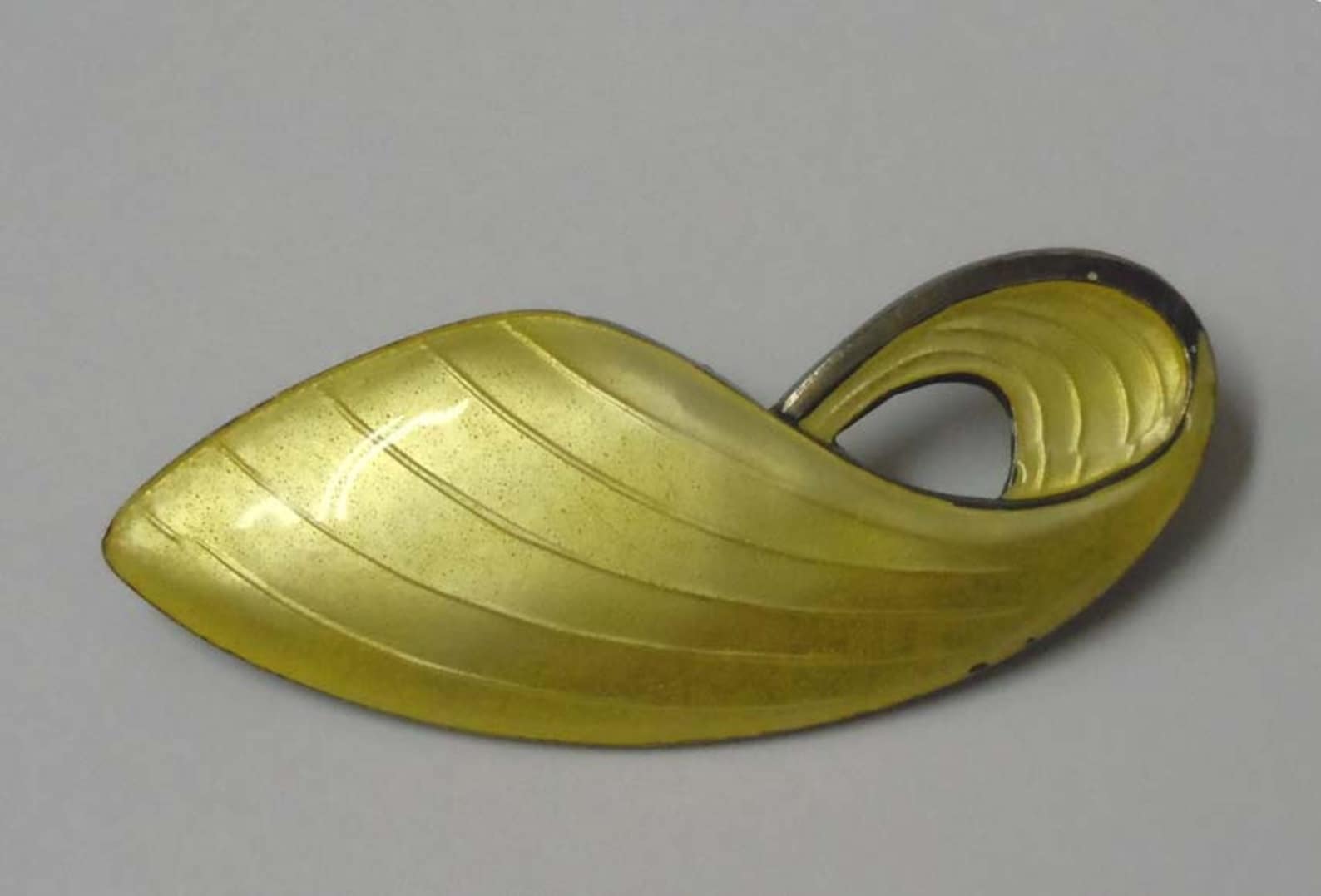 Volmer Bahner Denmark Sterling Silver Gold Enamel 20th Century | Etsy