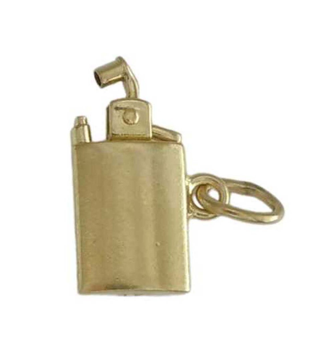 Moving 14K Yellow Gold Cigarette Lighter Charm Pendant 14kt 50s, - Etsy