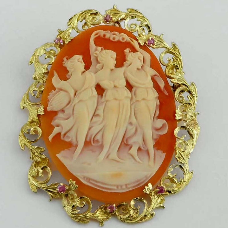 Three Muses Cameo - Etsy