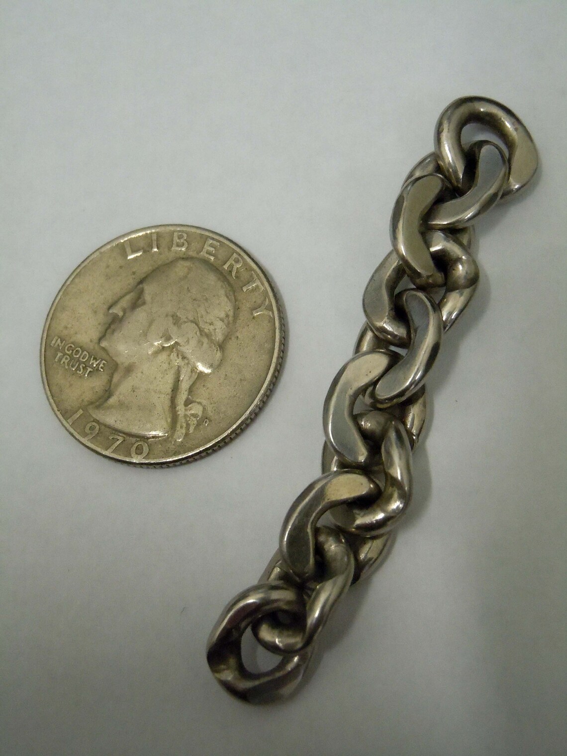 13.7 Grams 22K Palladium Curb Link Chain With Some Gold and - Etsy