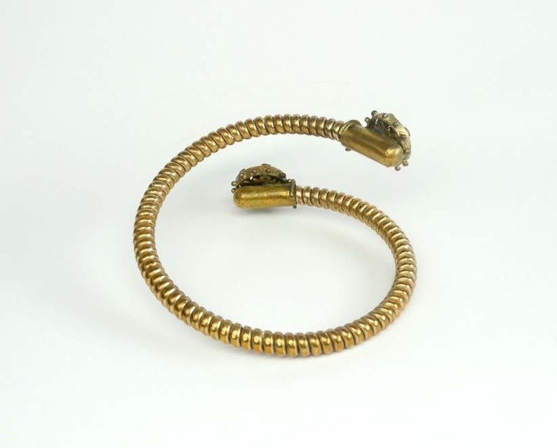 19th Century Victorian Gold Filled Bohemian Garnet Armlet or Bracelet ...
