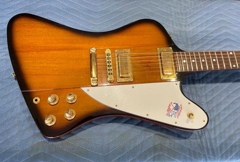 Fine & Rare Limited Edition 1976 Gibson Firebird Bicentennial Sunburst ...