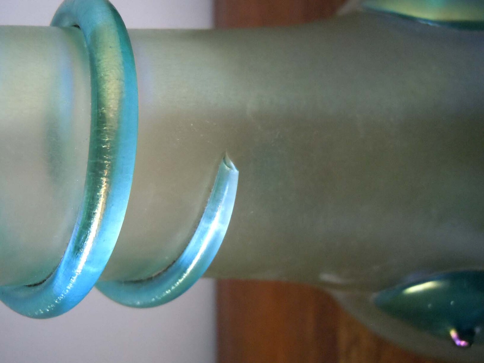 Loetz Austria Threaded Orpheus Art Glass Vase Ca.1903, Unmarked Olympia ...