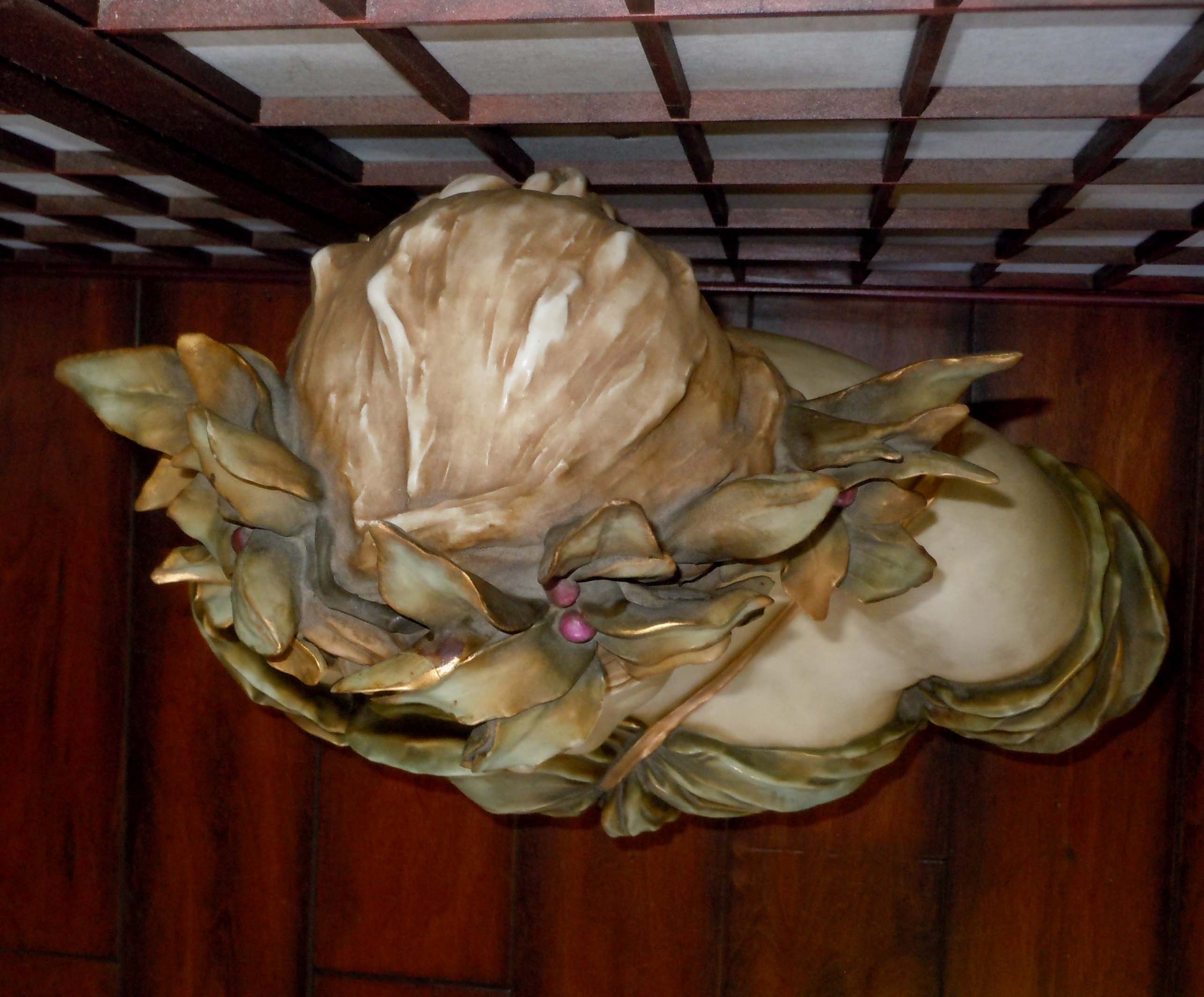 Monumental Art Nouveau Glazed Ceramic Amphora Female Bust "daphne" by ...