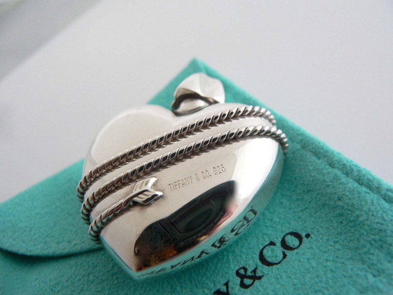 Rare Retired Tiffany & Co Sterling Silver Heart Arrow Perfume - Etsy