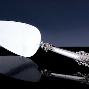 Wallace Grande Baroque Sterling Silver Pie & Cake Server With Stainless ...