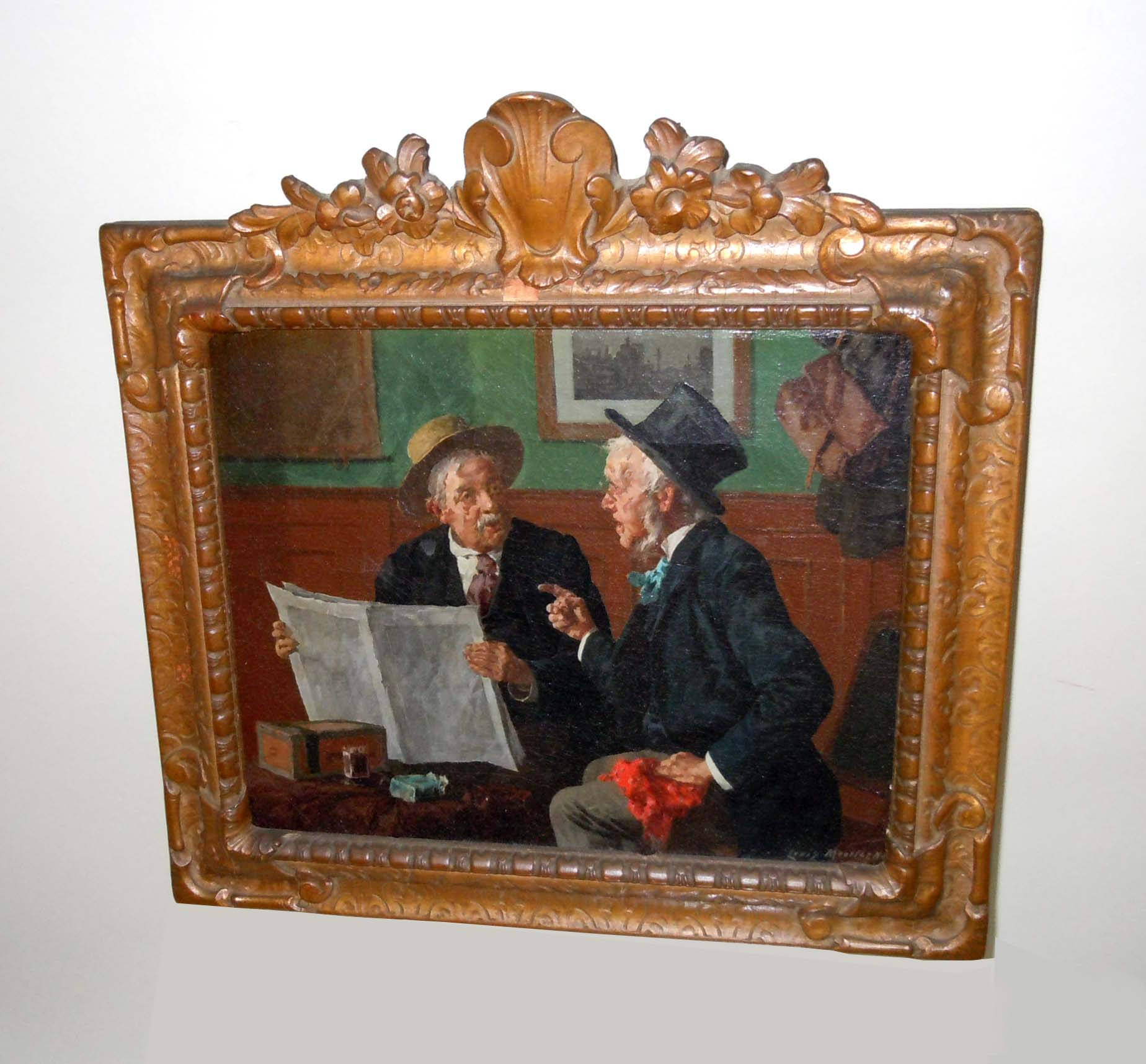 Louis Henry Charles Moeller Listed American Oil Painting | Etsy