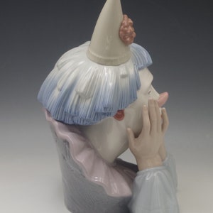 Large Vintage Lladro Spain Porcelain 5129 Jester Figurine Sculpture 12 ...