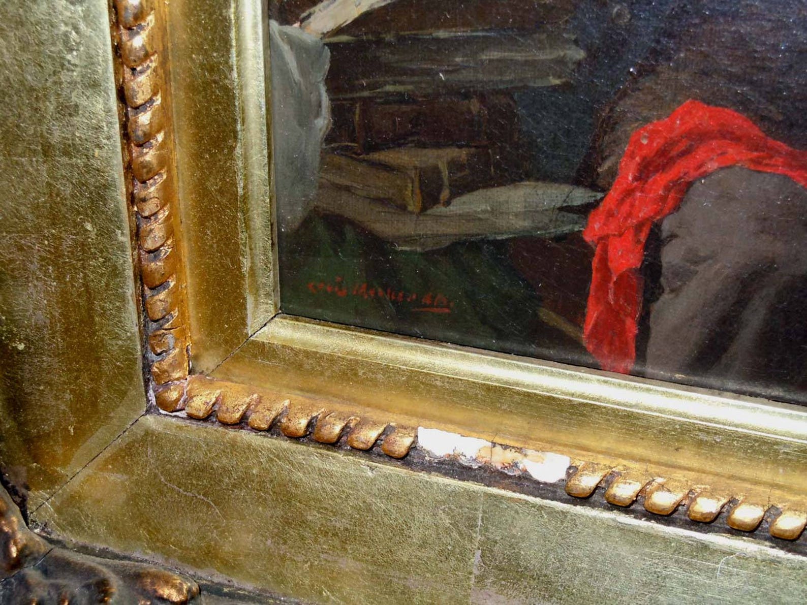 Louis Henry Charles Moeller Oil Painting A Good Laugh Old Men - Etsy