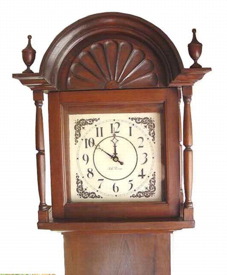 Vintage Seth Thomas Tall Case Grandfather Clock | Etsy