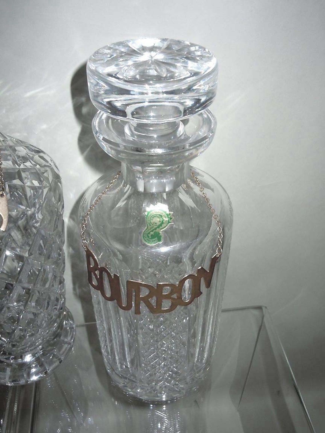 Waterford Crystal Rye Scotch Bourbon Spirits Decanter Flask Glass ...