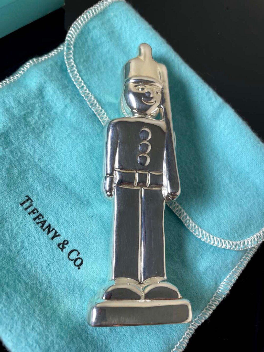 Super Rare Sterling Silver Tiffany & Co. TOY SOLDIER Xmas ORNAMENT From ...