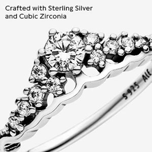 Pandora Fairy Tale Tiara Wishbone Cubic Zirconia Ring in - Etsy
