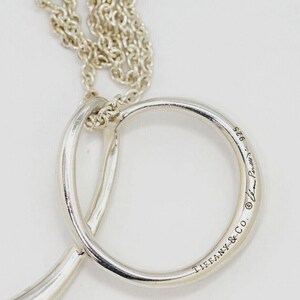 LARGE Tiffany and Co Sterling Silver Elsa Peretti Letter A Pendant 30 ...