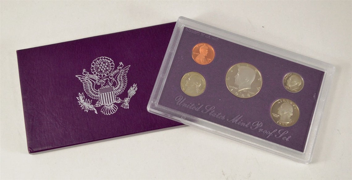 1984s 1985s 1986s 1987s 1988s 1989s US Mint Proof Set 5 - Etsy