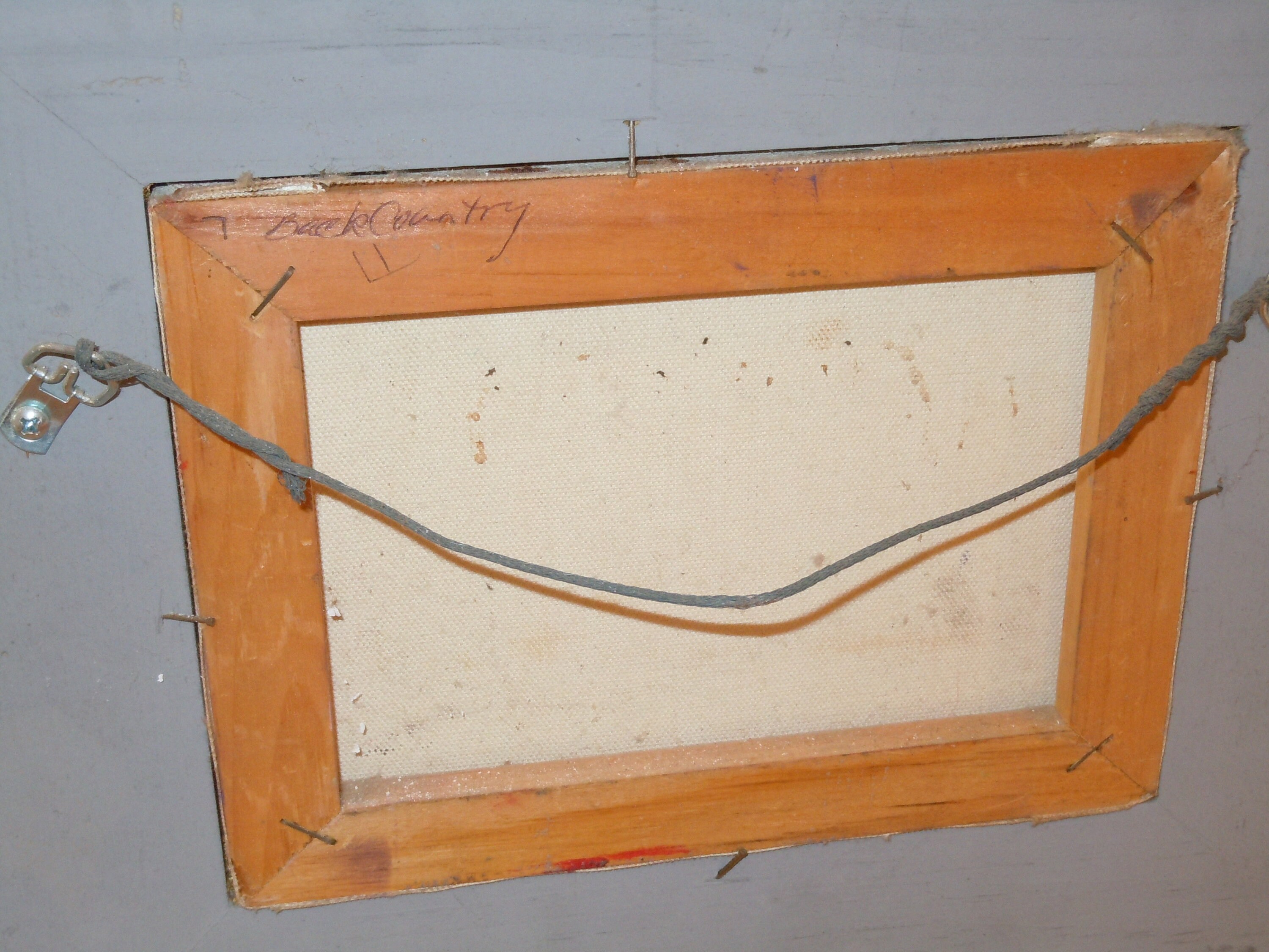 William Ballantine Dorsey Oil on Canvas Painting Flower Fields in ...