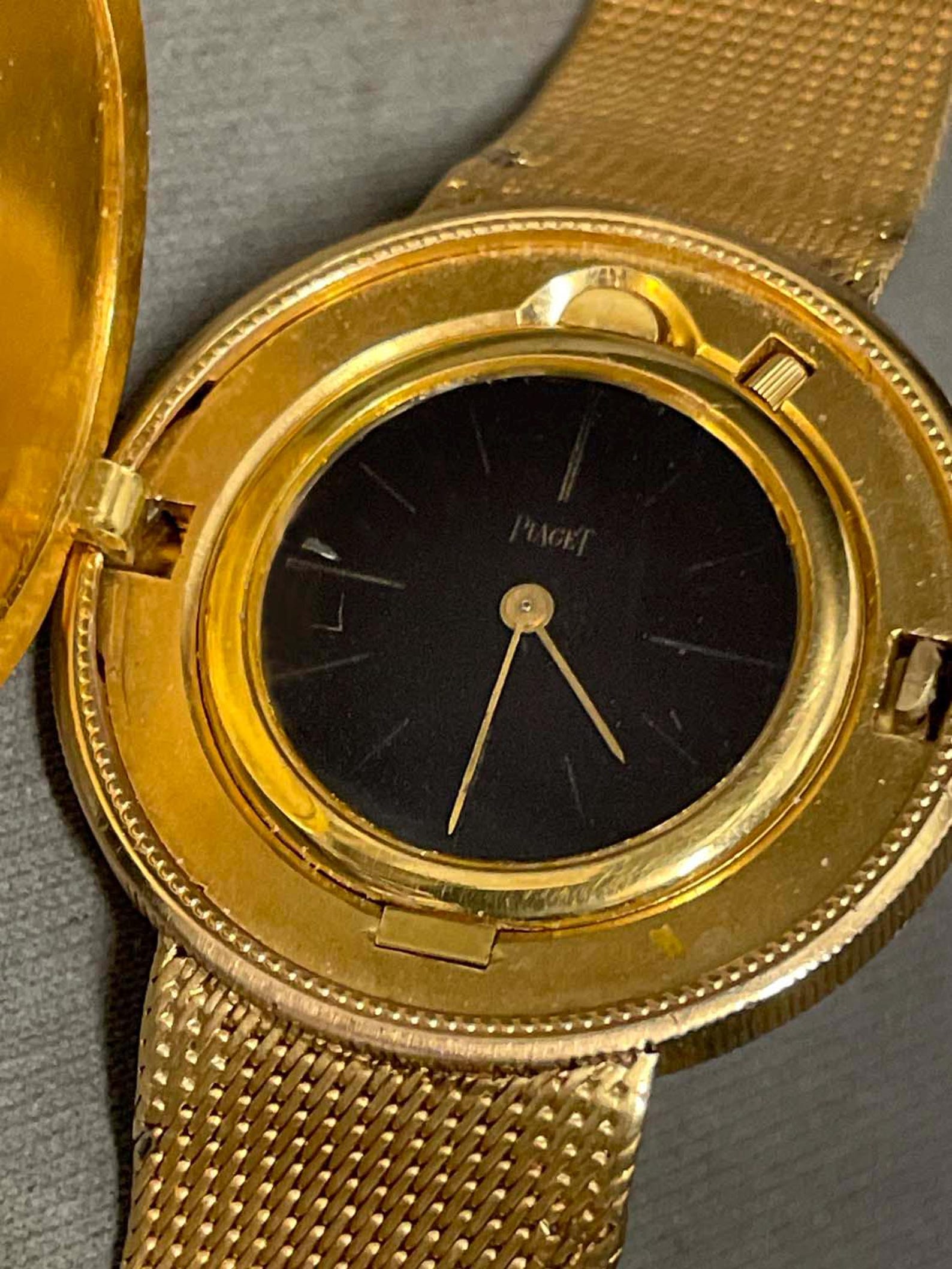 Piaget 1895 20 Dollar Gold Coin Manual Wind Mens 35mm Statement Watch ...