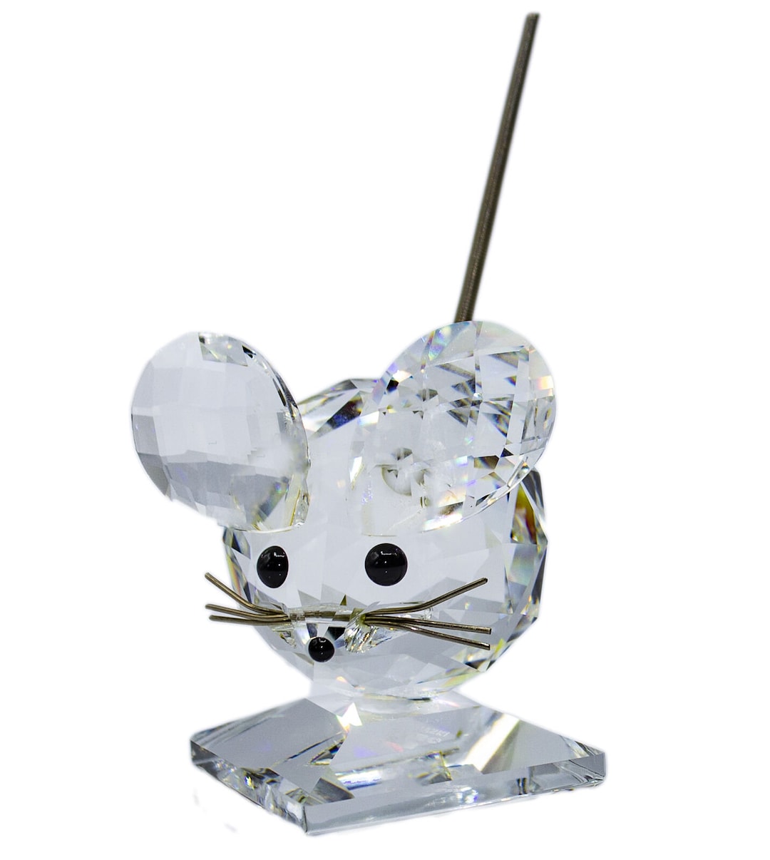 SWAROVSKI Crystal MOUSE - Retired - 7631 - Wire Whiskers - Strait Coil ...