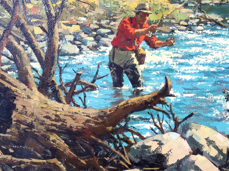 Arthur Saron Sarnoff Oil Painting 'the Hampshire - Etsy
