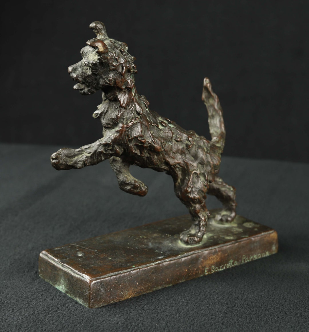 Edith Barretto Parsons American, 1878-1956 Sculptor Terrier Puppy Dog ...