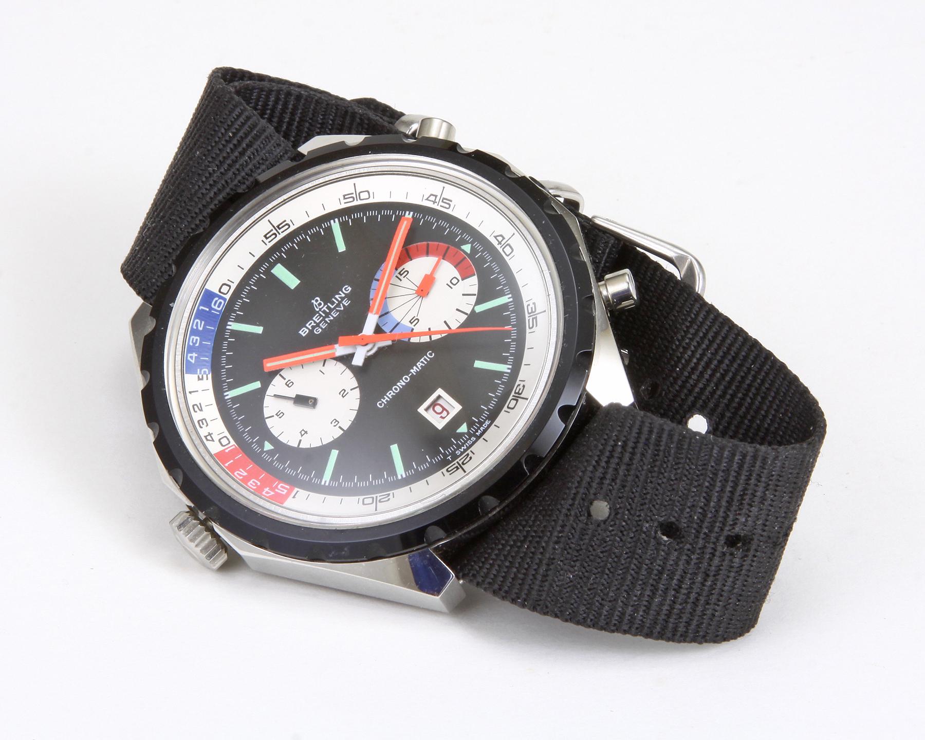Breitling Chrono-matic Ref. 7651 Sport Chronograph Mens Watch Circa ...