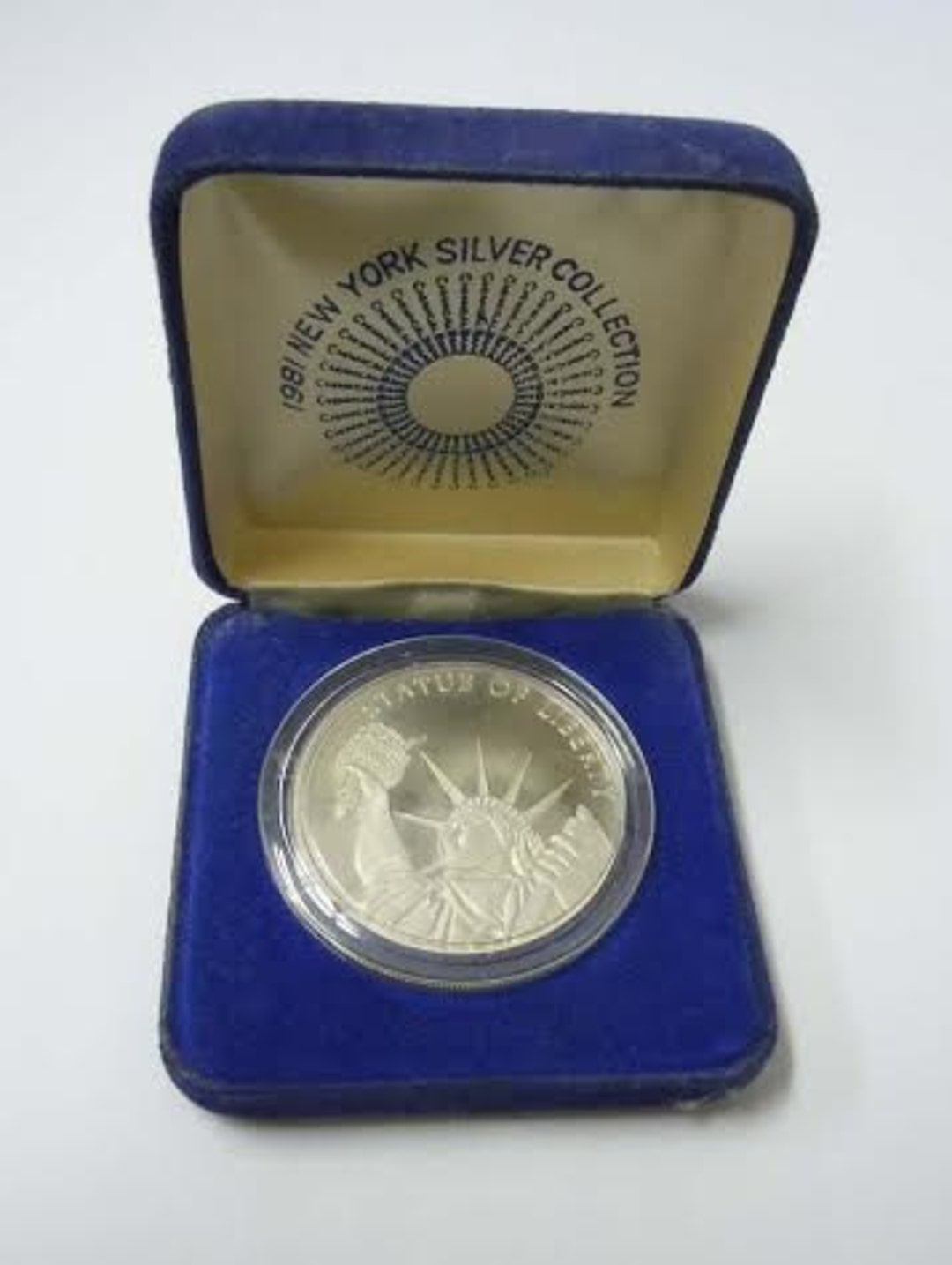 1981 New York Silver Collection Statue of Liberty Silver Commemorative ...