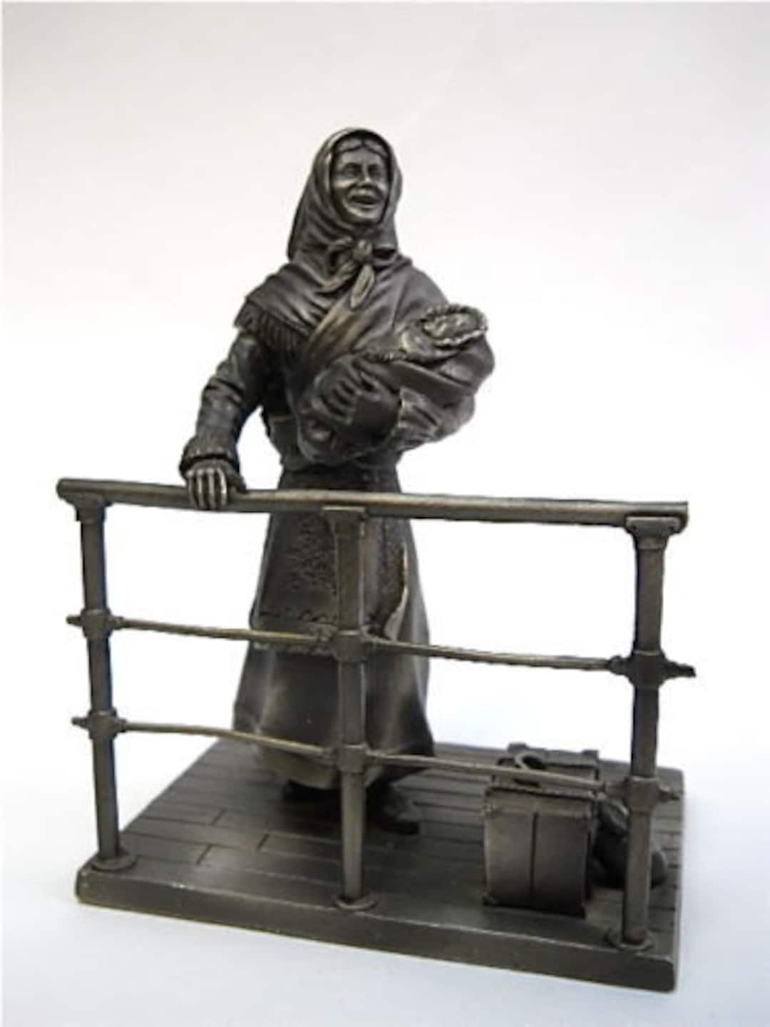 The Immigrant Franklin Mint Pewter Figurine 1974 - Etsy