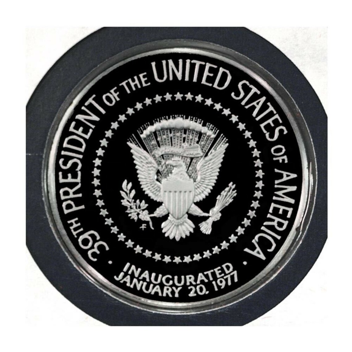 President Jimmy Carter Official Inaugural Day Silver Proof | Etsy