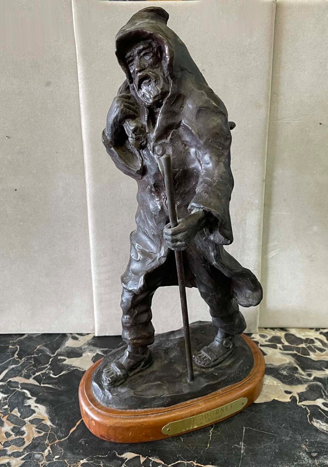 Tom Knapp (american, 1925-2016) "the Journey" Bronze Sculpture Numbered ...