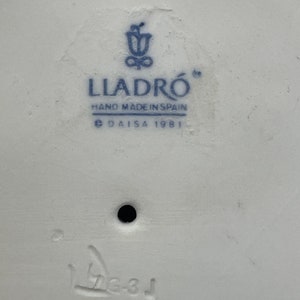 Large Vintage Lladro Spain Porcelain 5129 Jester Figurine Sculpture 12 ...