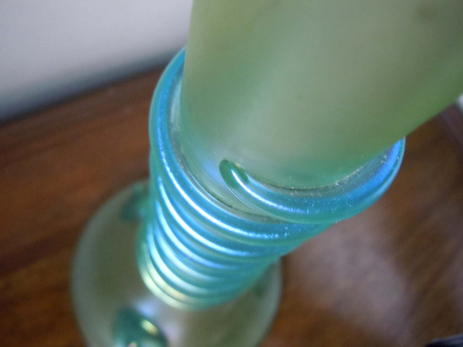 Loetz Austria Threaded Orpheus Art Glass Vase Ca.1903, Unmarked Olympia ...