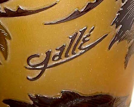 Large Authentic French Galle Cameo Art Glass Thistle Flower | Etsy