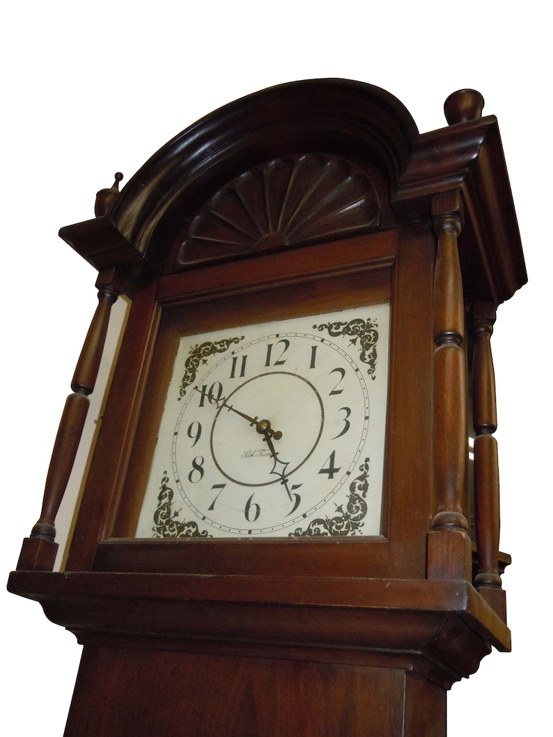 Vintage Seth Thomas Tall Case Grandfather Clock - Etsy