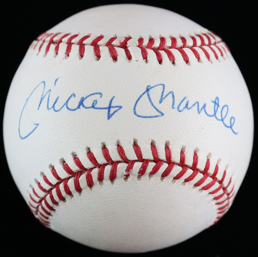 Mickey Mantle Signed Baseball PSA/DNA – AM07433 COA Autograph Signature ...