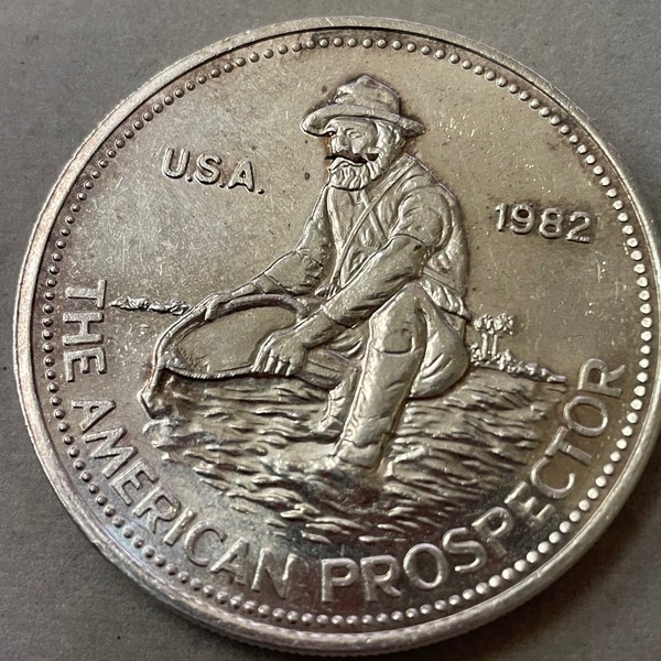 The American Prospector Silver Coin 1982 Engelhard - Etsy