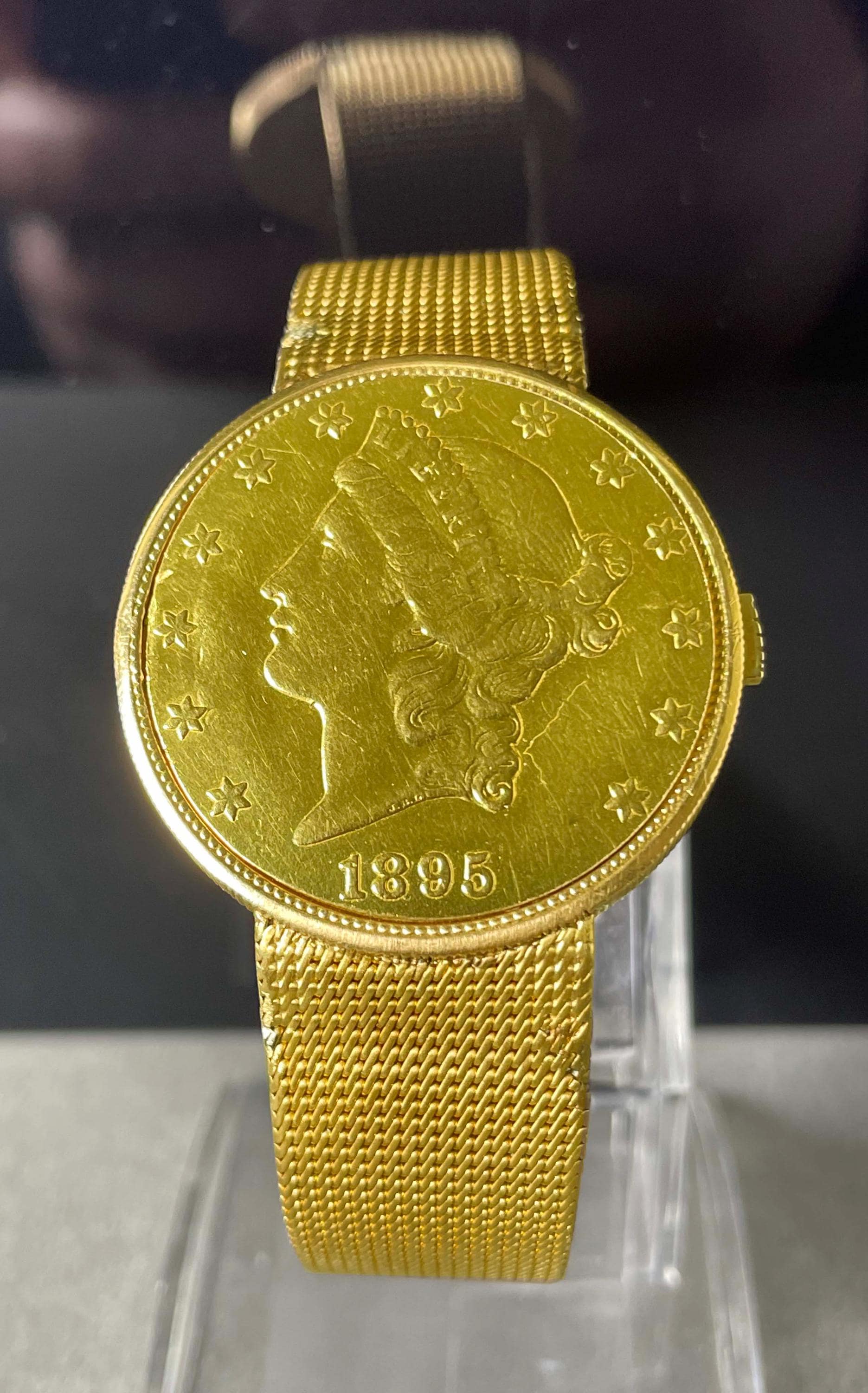 Piaget 1895 20 Dollar Gold Coin Manual Wind Mens 35mm Statement Watch ...