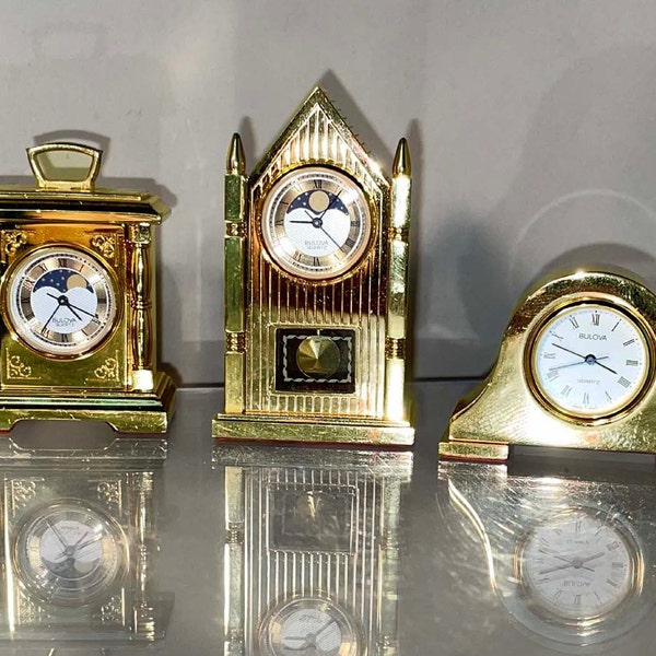 Brass Mantel Clock - Etsy