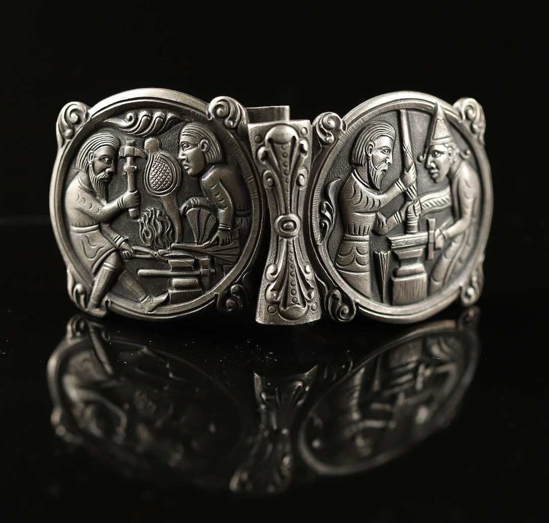 A Norwegian Silver Belt Buckle Henrik Moller, Trondheim, Circa 1900 ...