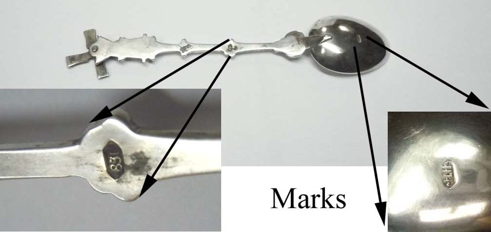 Dutch 830 Silver Windmill Spoon Holland 3D Movable Spinning HH | Etsy