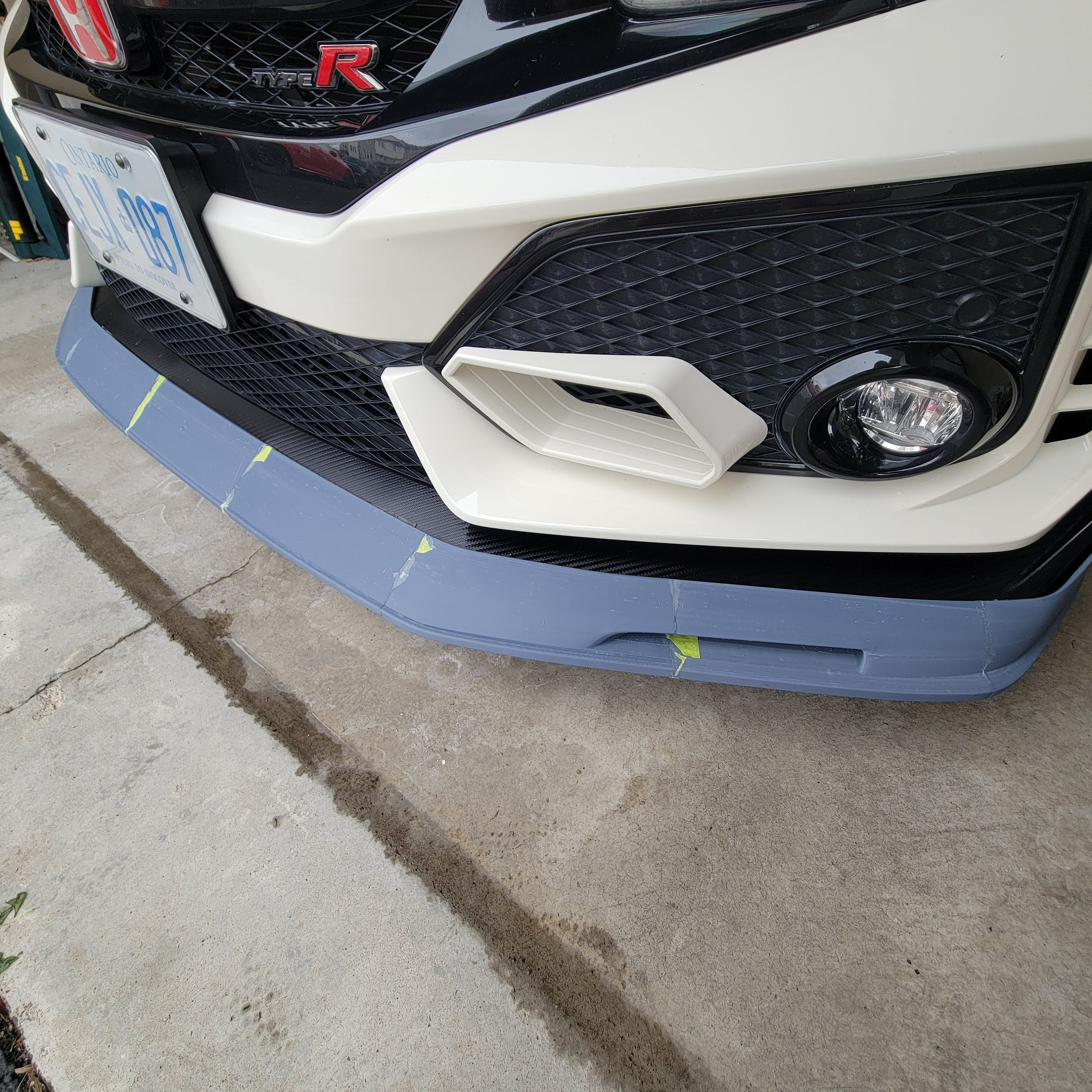 FK8 Front Lip V2 new Design, 2 Sets of Files Large Printer 320x320mm ...