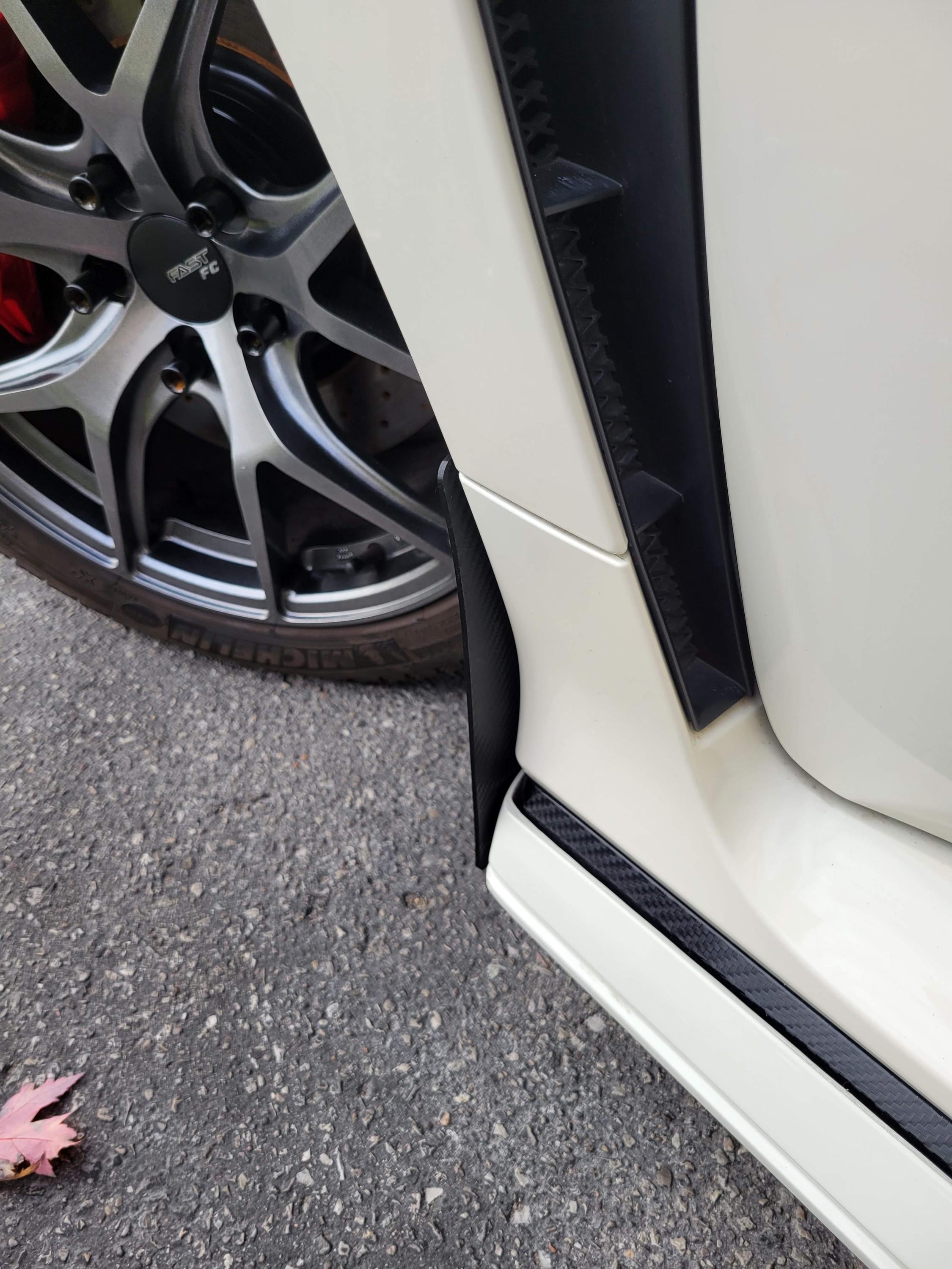 FK8 Civic Type R Splash Guards (front Wheels) - 3D Printable File - Etsy