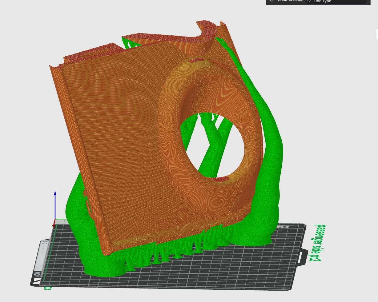 FK8 Civic Type R Gundam Intake FULL PANEL Replacement (3D Printable ...