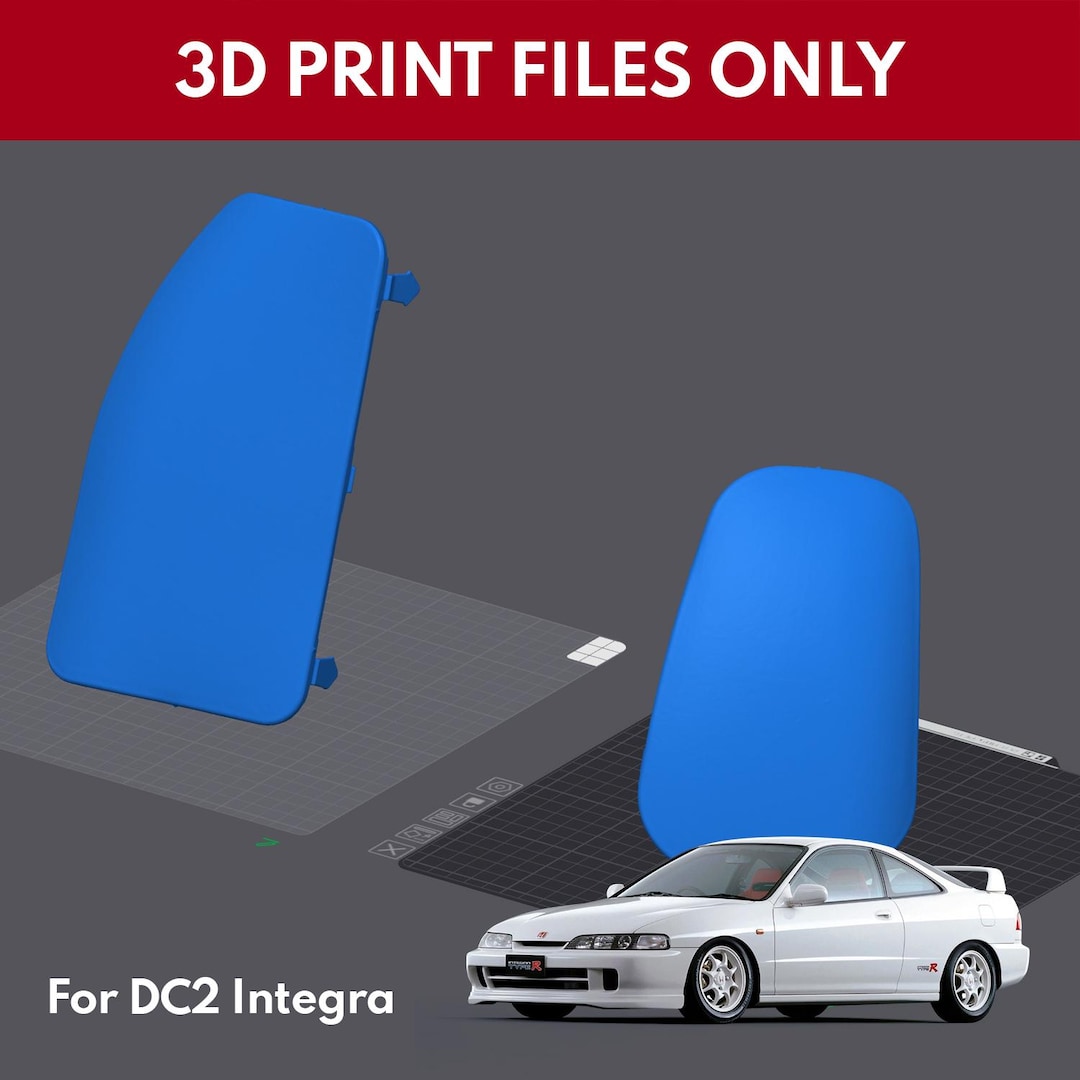 DC2 Integra Interior - Rear Strut Tower Top Covers (.STL Files for You ...